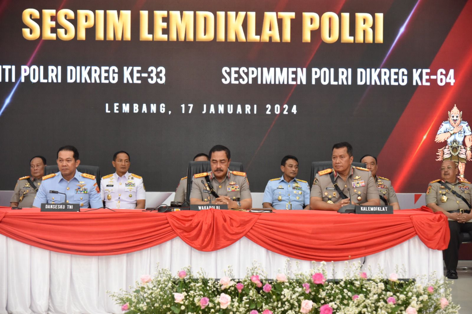 Sespim Lemdiklat Polri Buka Pendidikan Sespimti dan Sespimmen 2024 ...